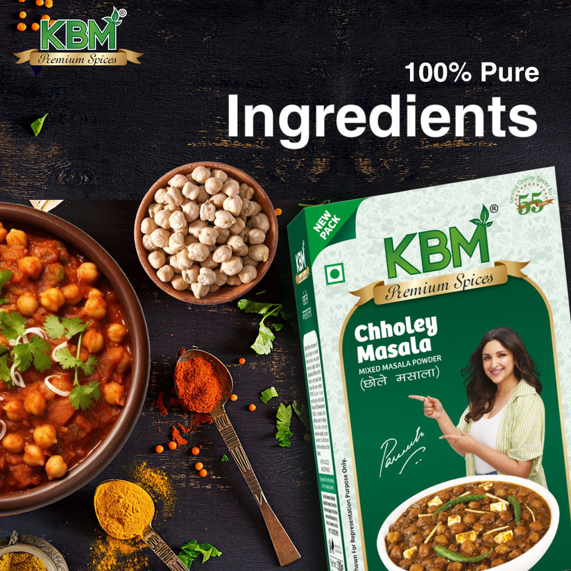 Buy KBM Chholey Masala – Authentic Punjabi Chole Spice Blend | 100g ...